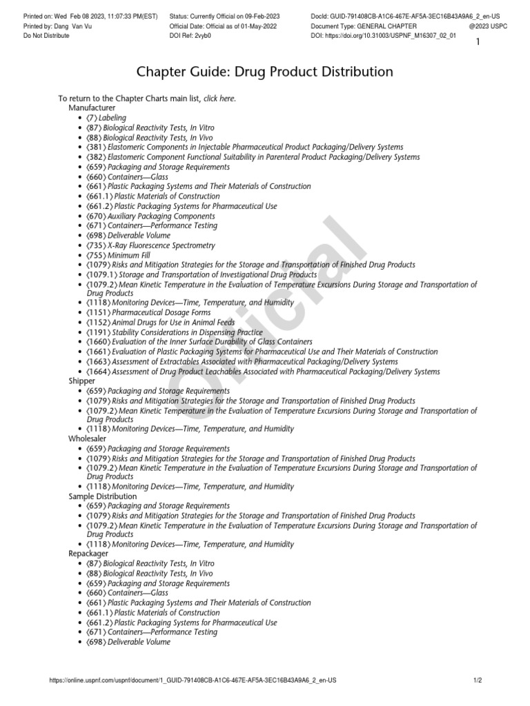 Drug Product Distribution | PDF | Packaging And Labeling | Prescription ...