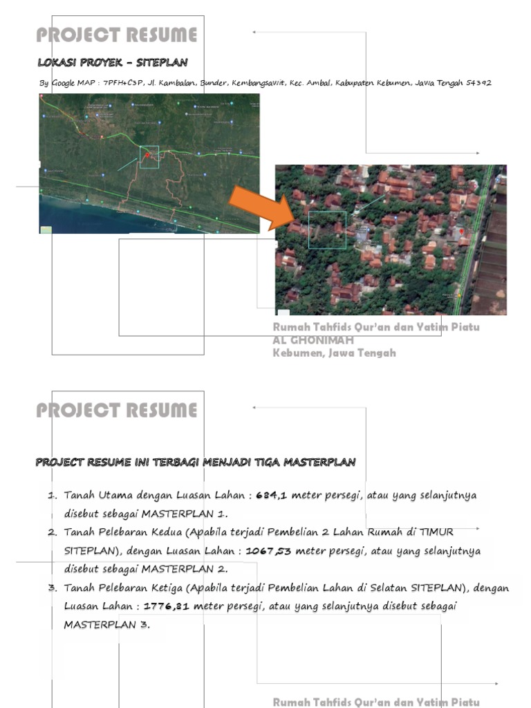 Contoh Project Resume | PDF