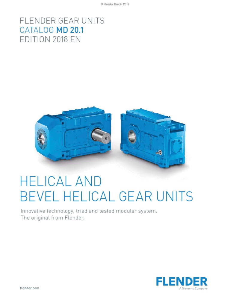 FLENDER D20-1 English HELICAL AND BEVEL GEAR | PDF | Gear | Business