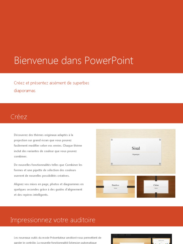 Bienvenue Dans PowerPoint | PDF