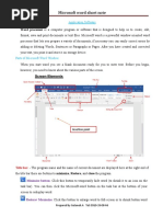 Computer Notes (Ms Office) | PDF | Microsoft Excel | Chart