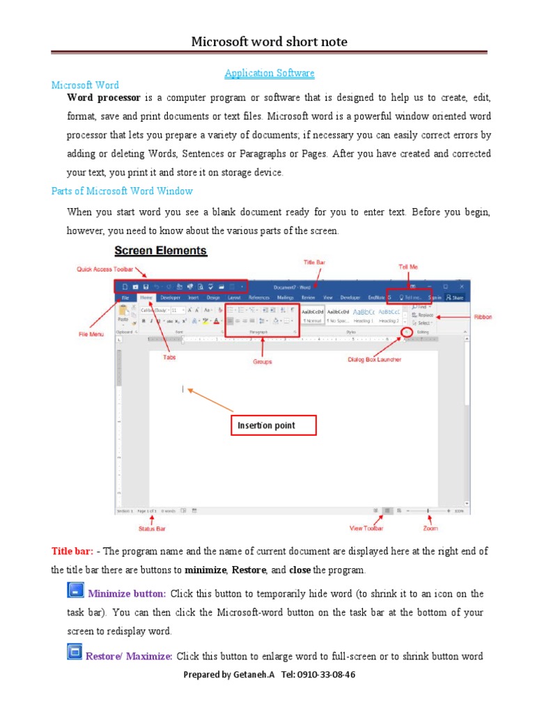 Word | PDF | Microsoft Word | Window (Computing)