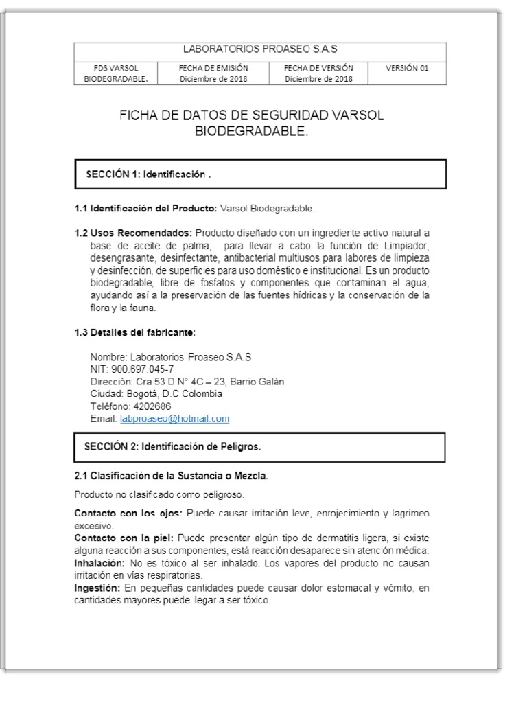 VARSOL | PDF