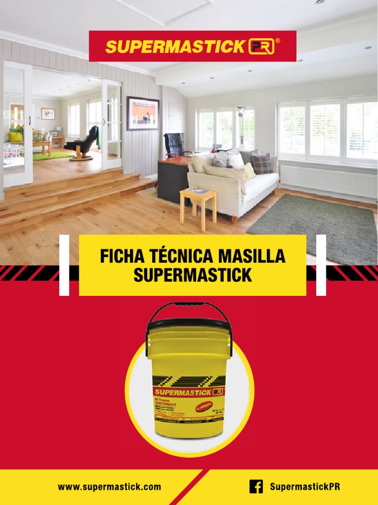 Masilla Para Interiores ( Supermastick) | PDF | Materiales