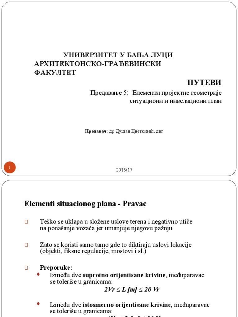 05 Elementi Projektne Geometrije | PDF