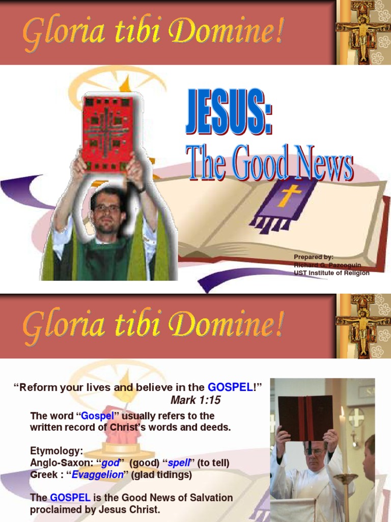 3 Jesus The Good News | PDF | Gospel Of Matthew | Gospels