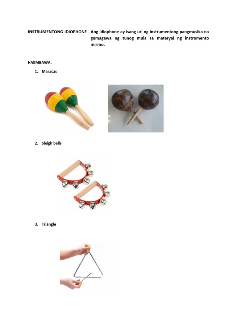Percussion Instruments | PDF