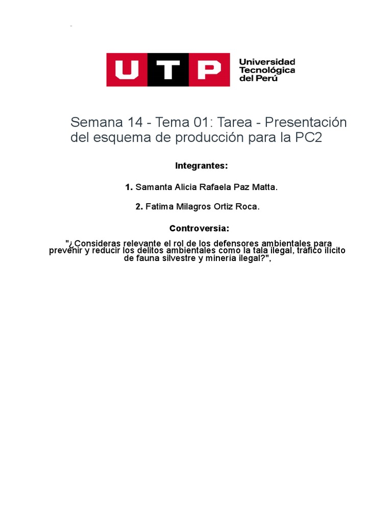 Esquema de Producción | PDF | Entorno natural | Protección del medio ambiente