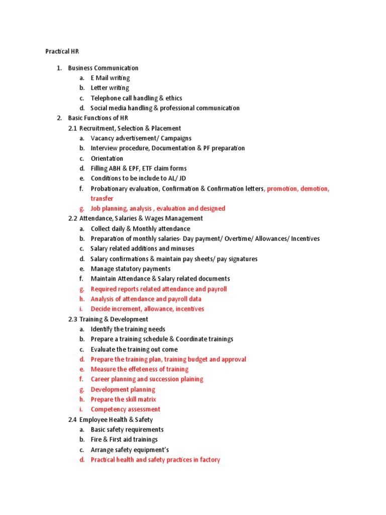 Practical HR | PDF | Employment | Salary