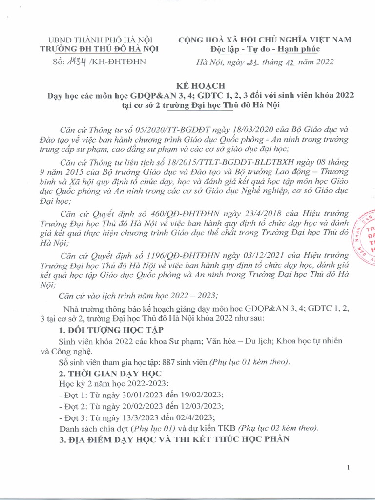 1434-KH - 2022-Hoc Tai Co So 2 | PDF