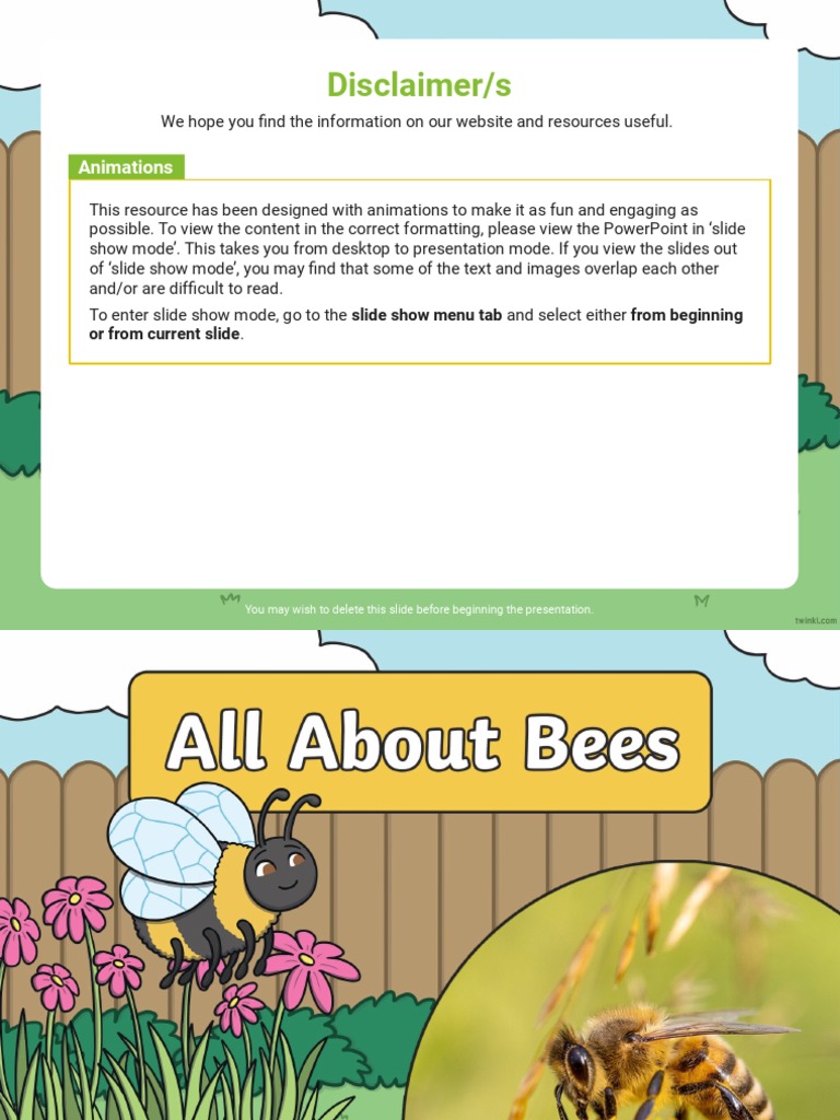 T TP 1646314536 All About Bees Powerpoint Ver 1 | PDF | Honey Bee | Bees