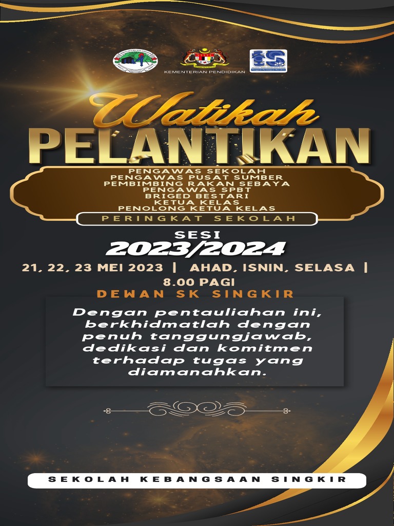 Banting Watikah Pelantikan | PDF