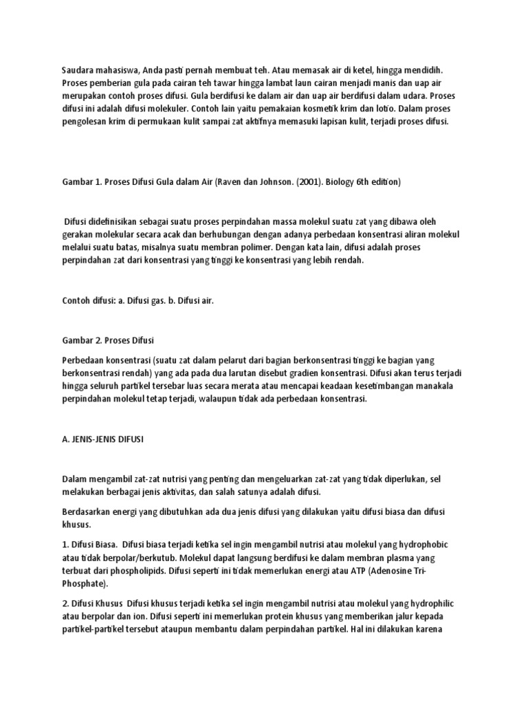 Materi Difusi | PDF