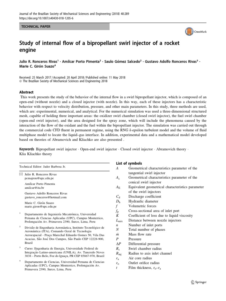 Rivas 2018 | PDF | Fluid Dynamics | Fuel Injection