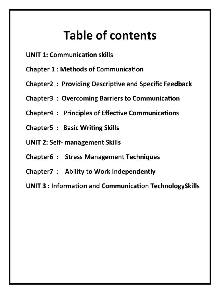 Table of Contents 1 | PDF