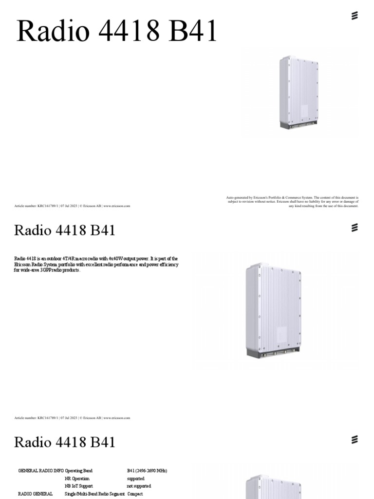 Product Datasheet | PDF | Radio | Computing
