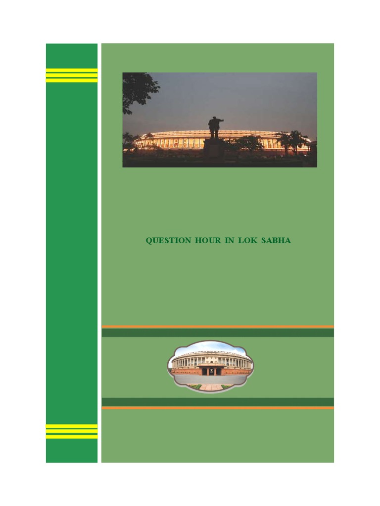Question Hour in Lok Sabha | PDF