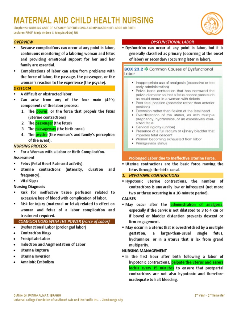 Mchn Chapter 23 | PDF