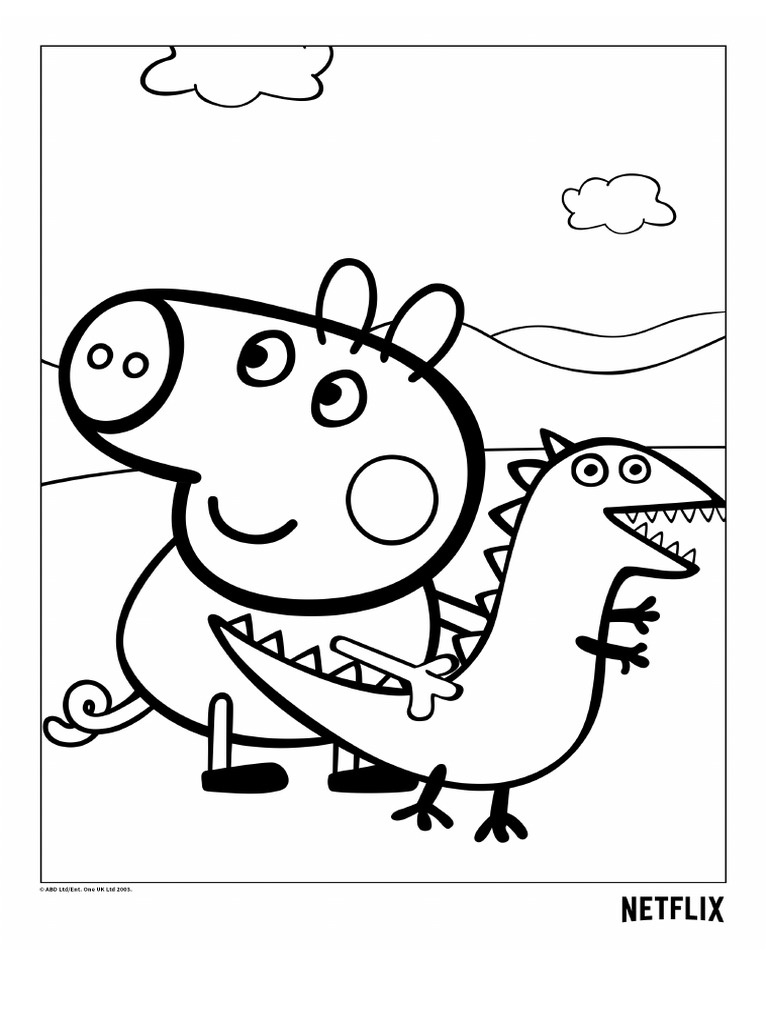 Netflix Coloring Page | PDF