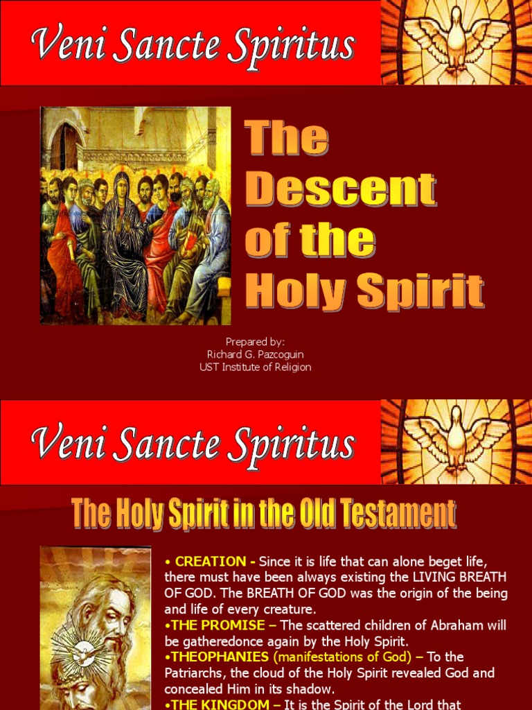 The Coming of The Holy Spirit | PDF