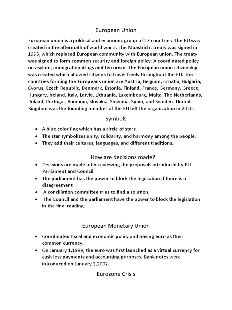 European Union and SAARC | PDF | European Union | Euro