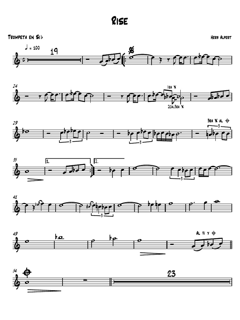 Herb Alpert - Rise TRP | PDF
