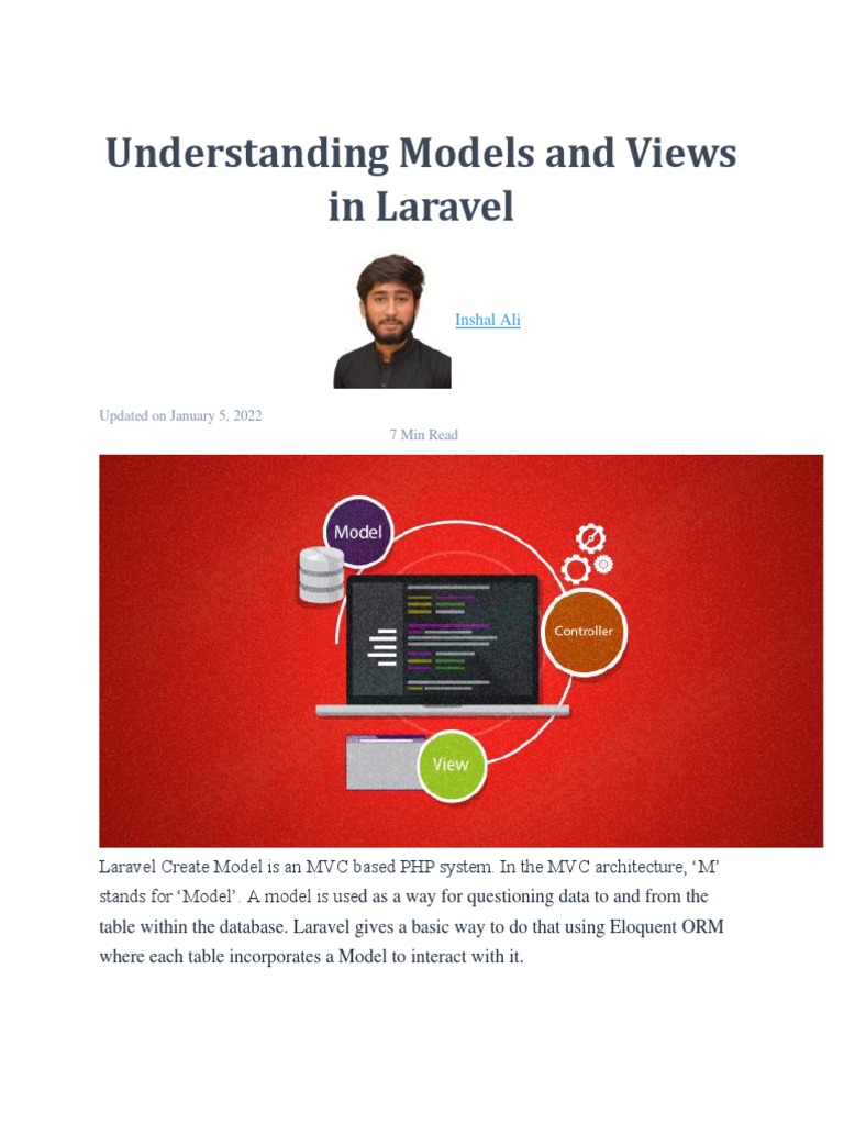Understanding Models and Views in Laravel | PDF