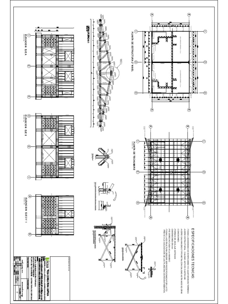 Plano Metalcon | PDF | Ingeniería estructural | Materiales de construcción