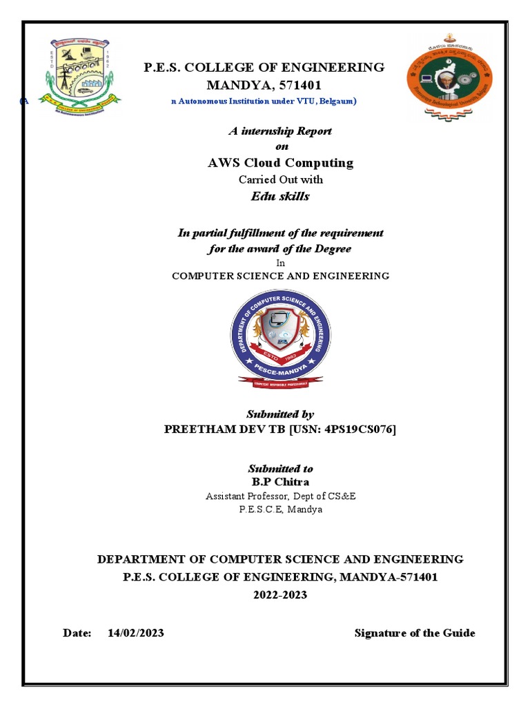 Internship Report | PDF