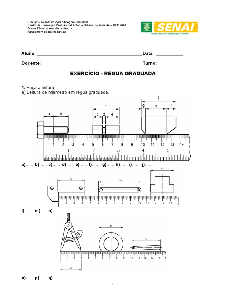 EXERCICIO 02 régua | PDF