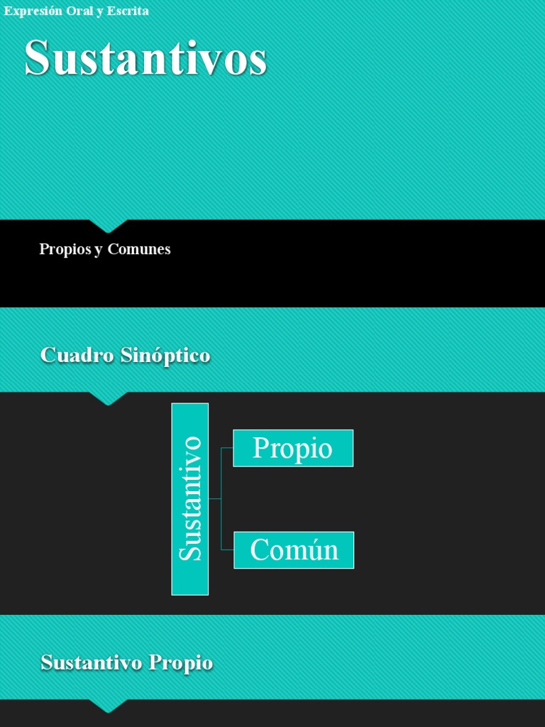 Tema 3 Sustantivos Propios y Comun | PDF
