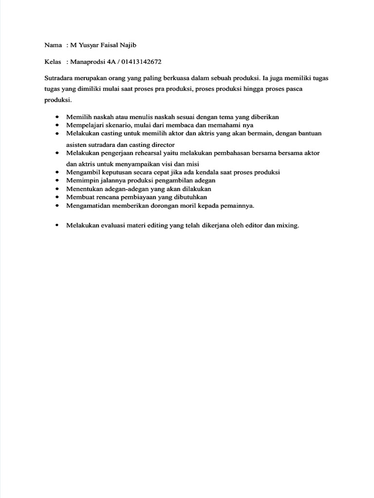 PDF Sop Sutradara - Compress | PDF