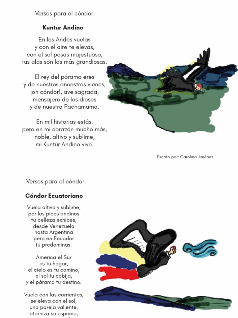 Versos y Poemas Sobre El Cóndor Cóndor | PDF