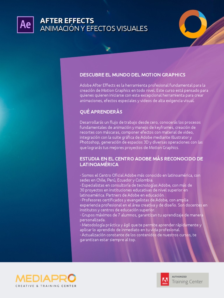Curso Introductorio a After Effects | PDF | Informática | Software