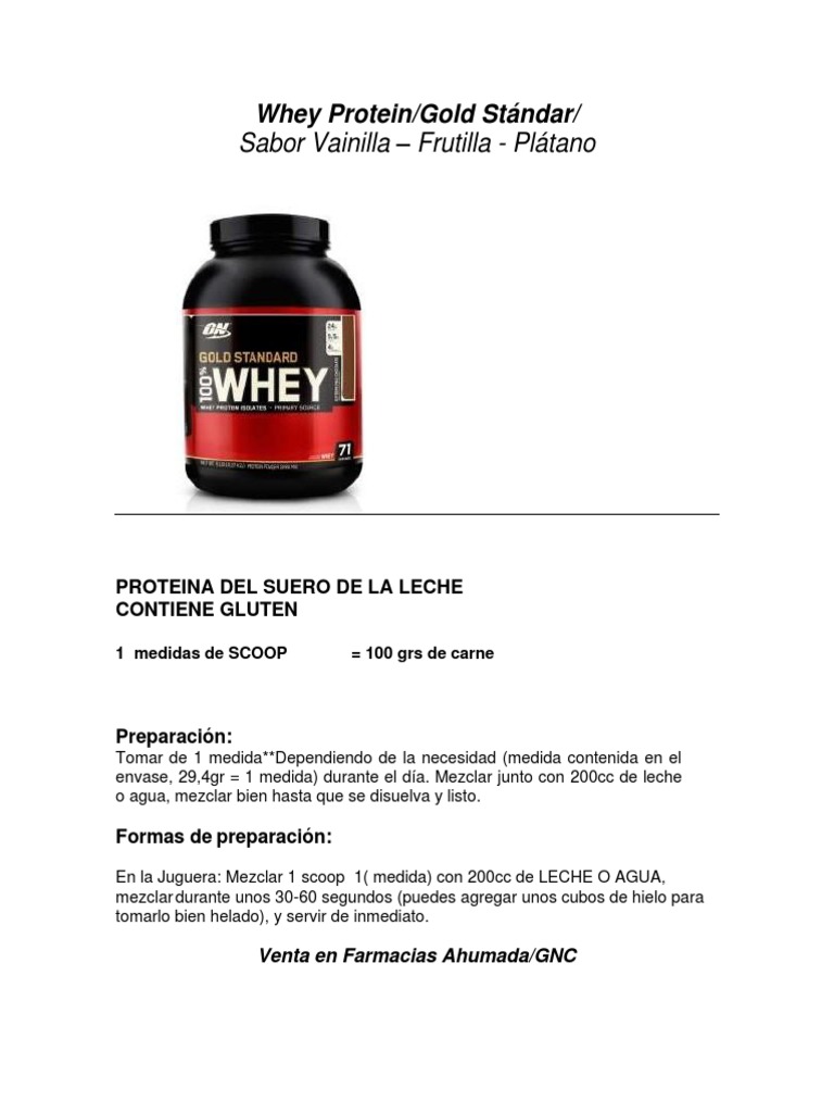 Whey Protein + Whey Protein Women | PDF