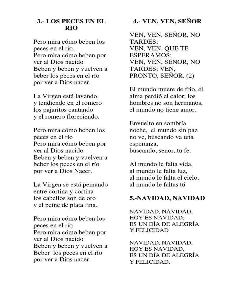 Folleto Canto Posadas | PDF | María, madre de Jesús | Navidad