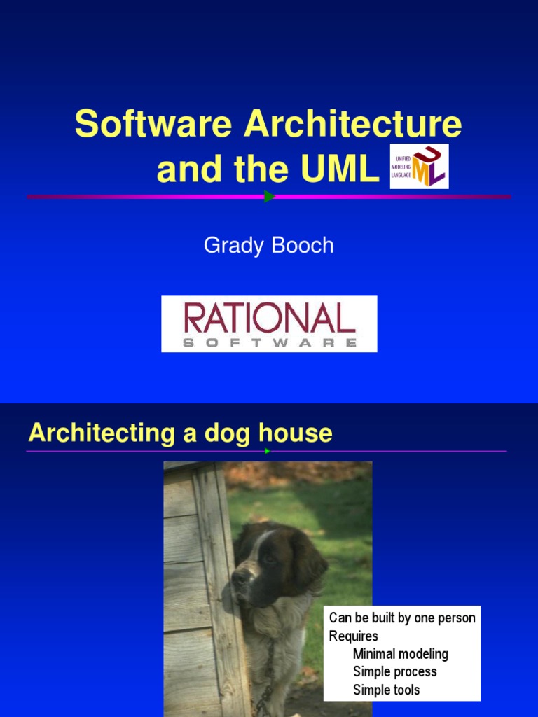 SoftwareArchitectureAndTheUML - Grady Booch | PDF | Unified Modeling Language | Conceptual Model
