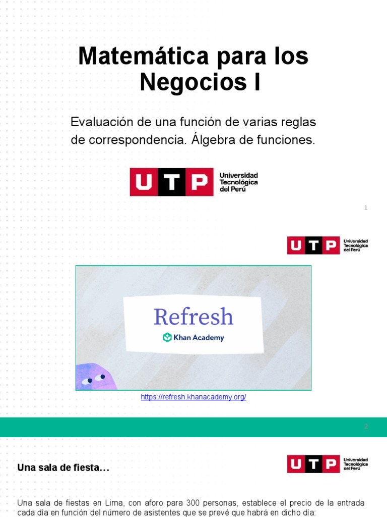 S11.s11 - Evaluación de Una Función de Varias Reglas de Correspondencia. Álgebra de Funciones ...