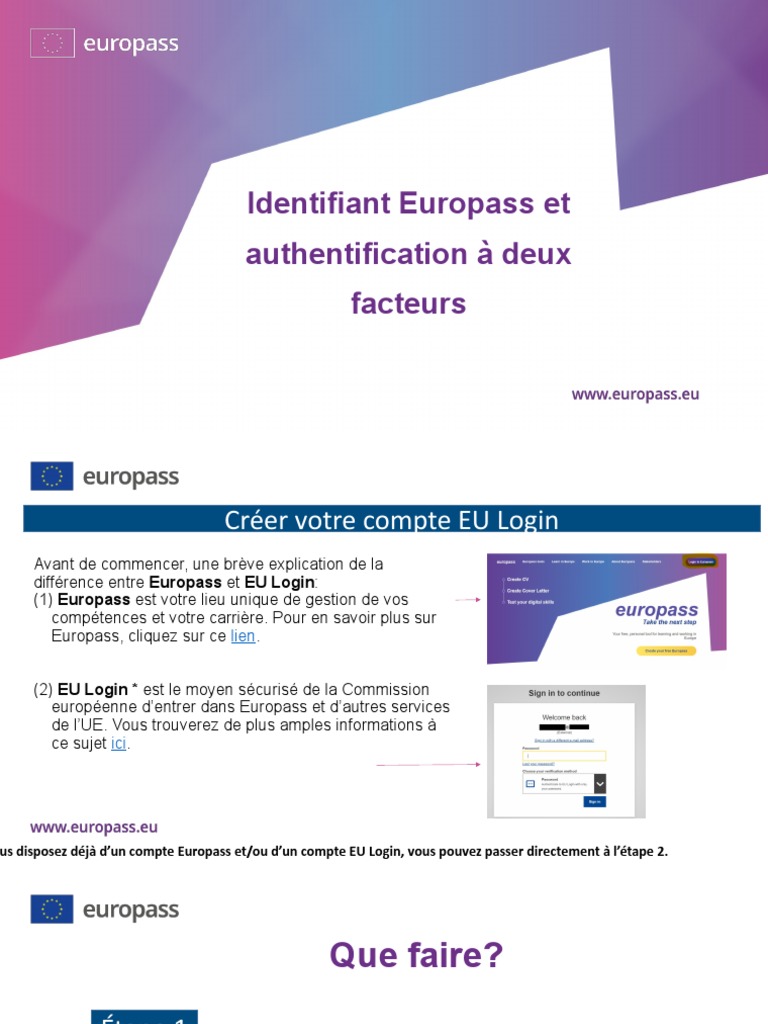 Epass 2FA Tutorial - Final - FR | PDF | Connexion | Android (Système d'exploitation)