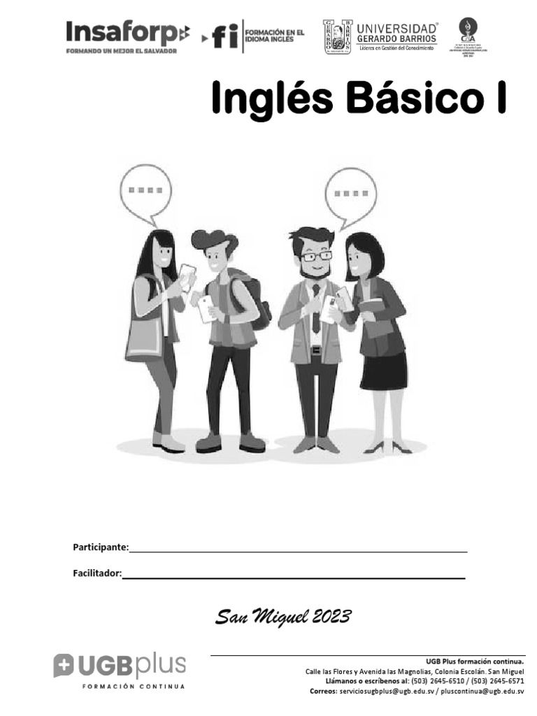 Inglés Básico I | PDF | Evaluación | Inclusión (Educación)