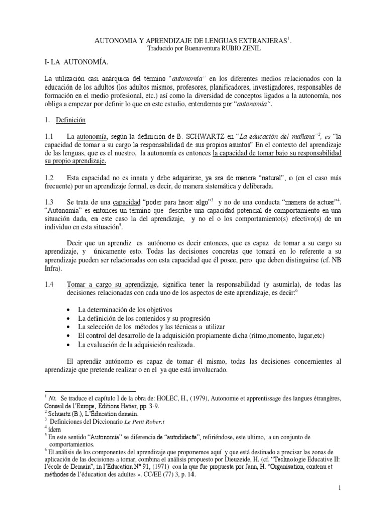 Definición de Autonomía en Aprendizaje | PDF | Ciencia y matemáticas