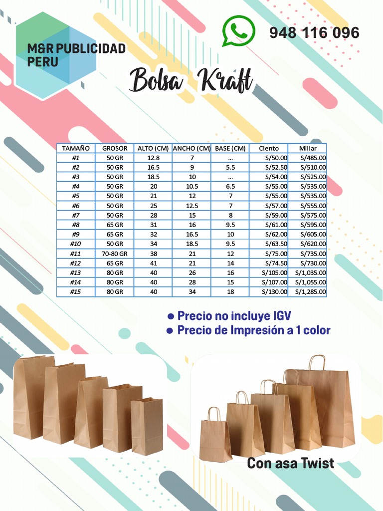 Catalogo Bolsas | PDF