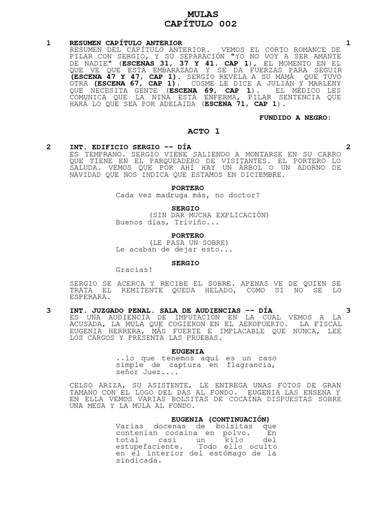 Mulas: Capítulo 2 - Decisiones Críticas | PDF