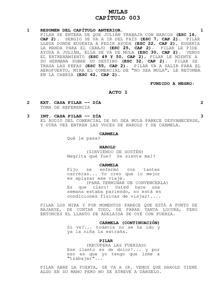 Mulas Capítulo 003 Def RCN | PDF