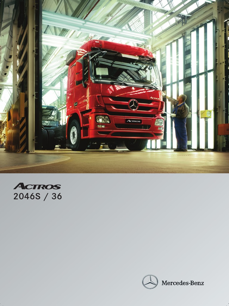 Actros 2046S | PDF | Eje | Sistema de freno antibloqueo