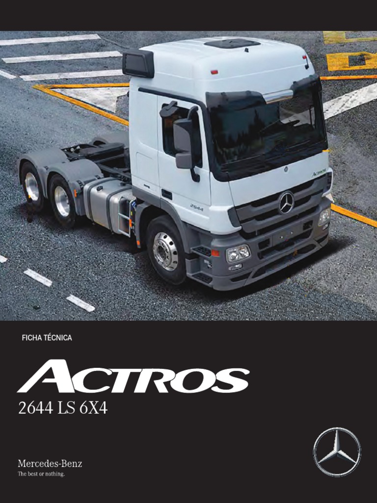 Ficha Técnica Mercedes Actros 2644 6x4 | PDF