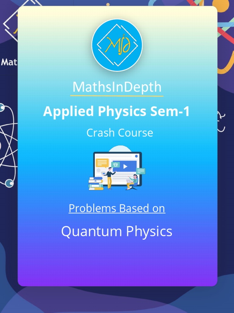 Quantum Physics All Numerical | PDF | Teaching Methods & Materials | Science & Mathematics