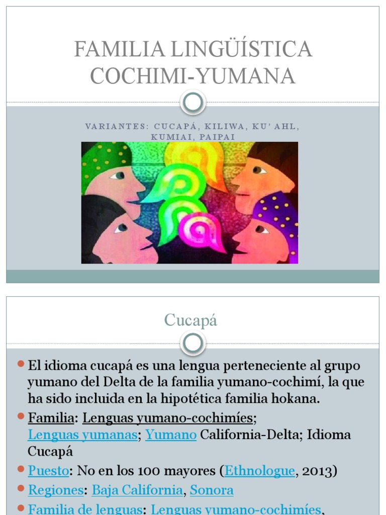 Lenguas de la familia cochimí-yumana | PDF