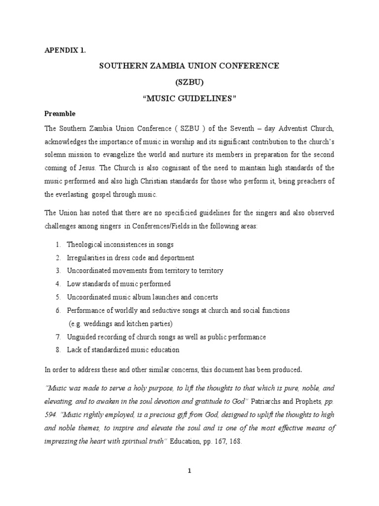 Music-Guidelines-Edited-1. | PDF