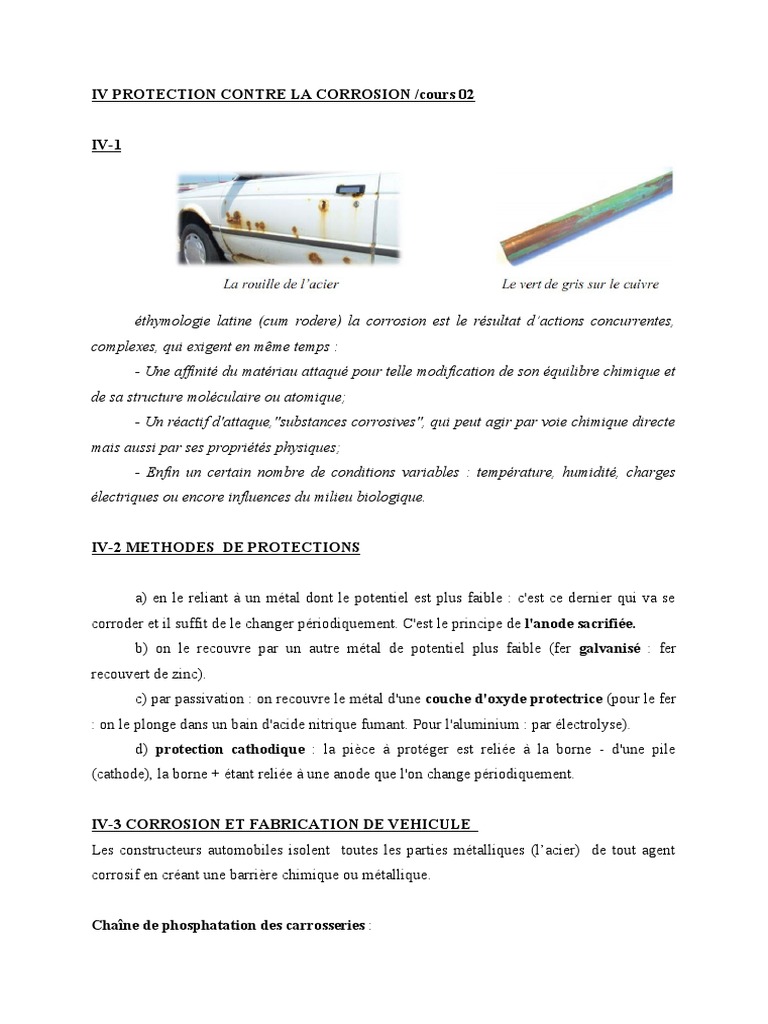 Iv Protection Contre La Corrosion C2 | PDF | Maison et jardin